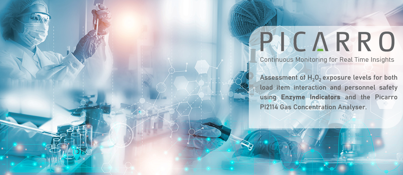 Picarro: Assessing product and personnel safety in decontamination cycles.